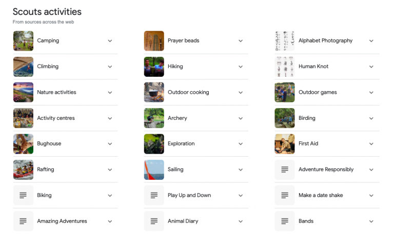 Scout Activities and Ideas by Highline Adventure